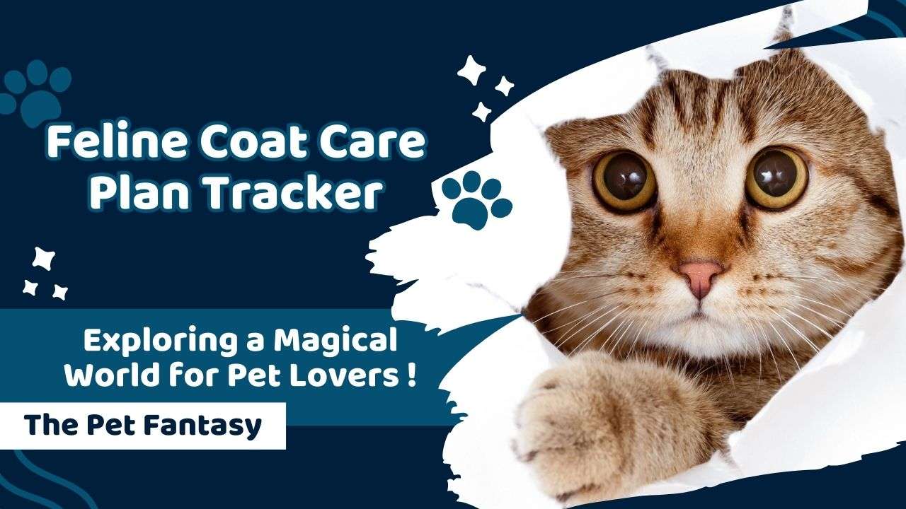 Feline Coat Care Plan Tracker: Shiny Cat Coat